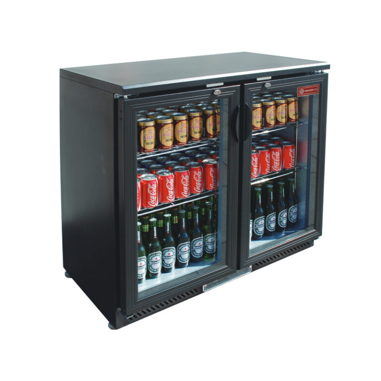 Coffee shop refrigerator 2 doors - Golden Ice store
