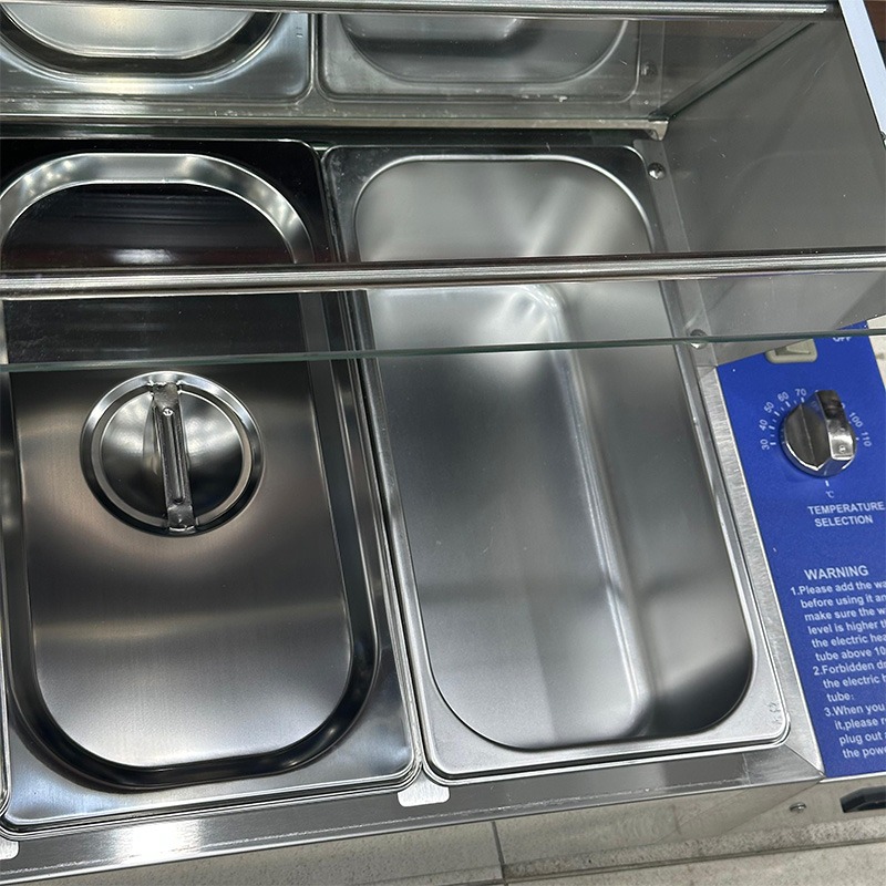 4-Pan Electric Bain Marie – 1/4 GN Pans • Golden Ice store